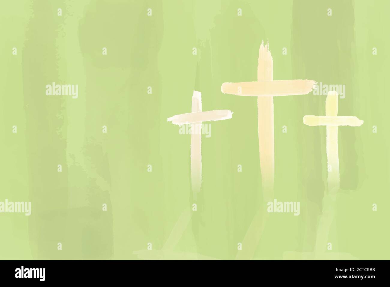 Cross Worship Background Green