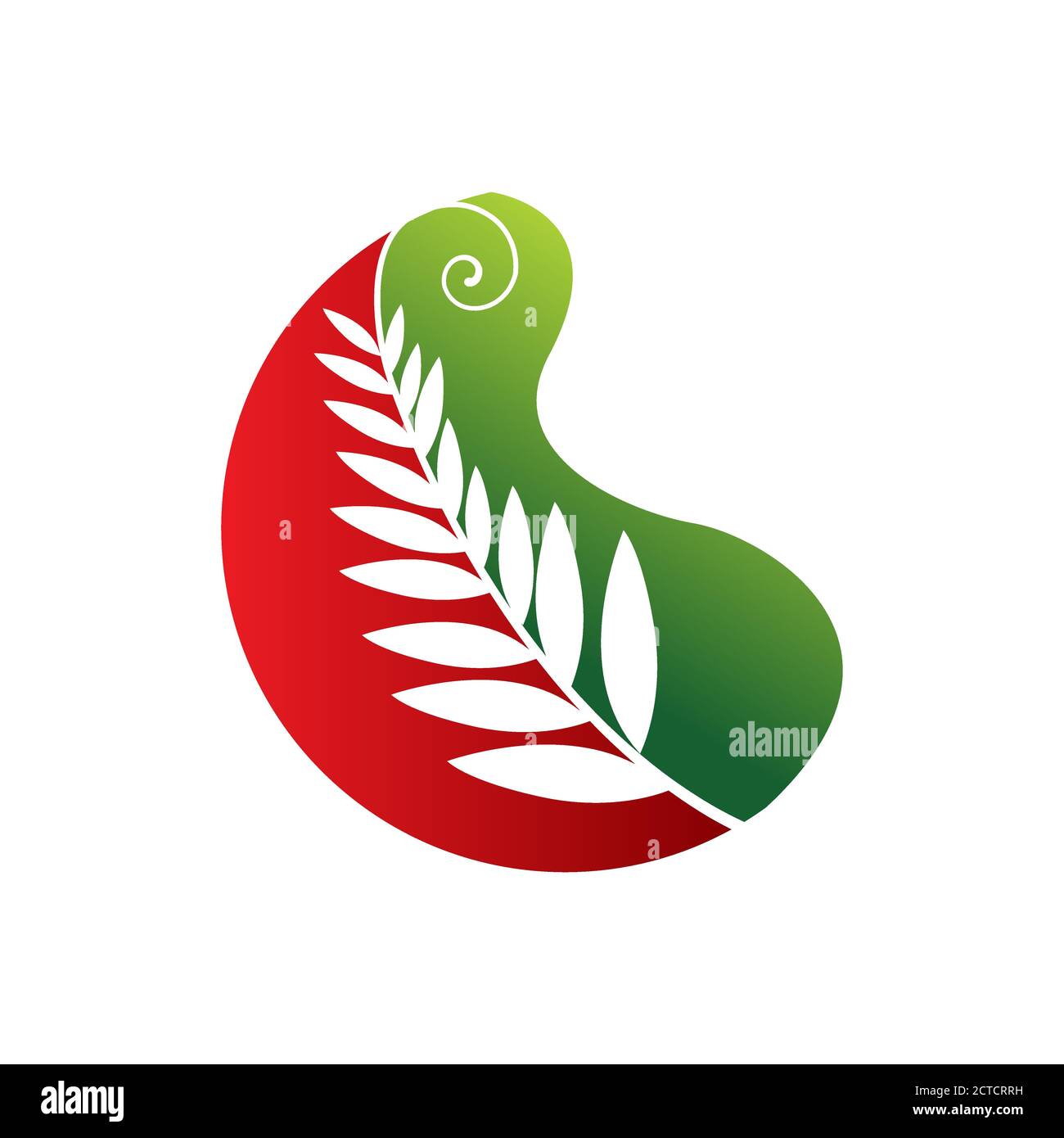 great nature symbol simple eco friendly green leaf logo vector ...