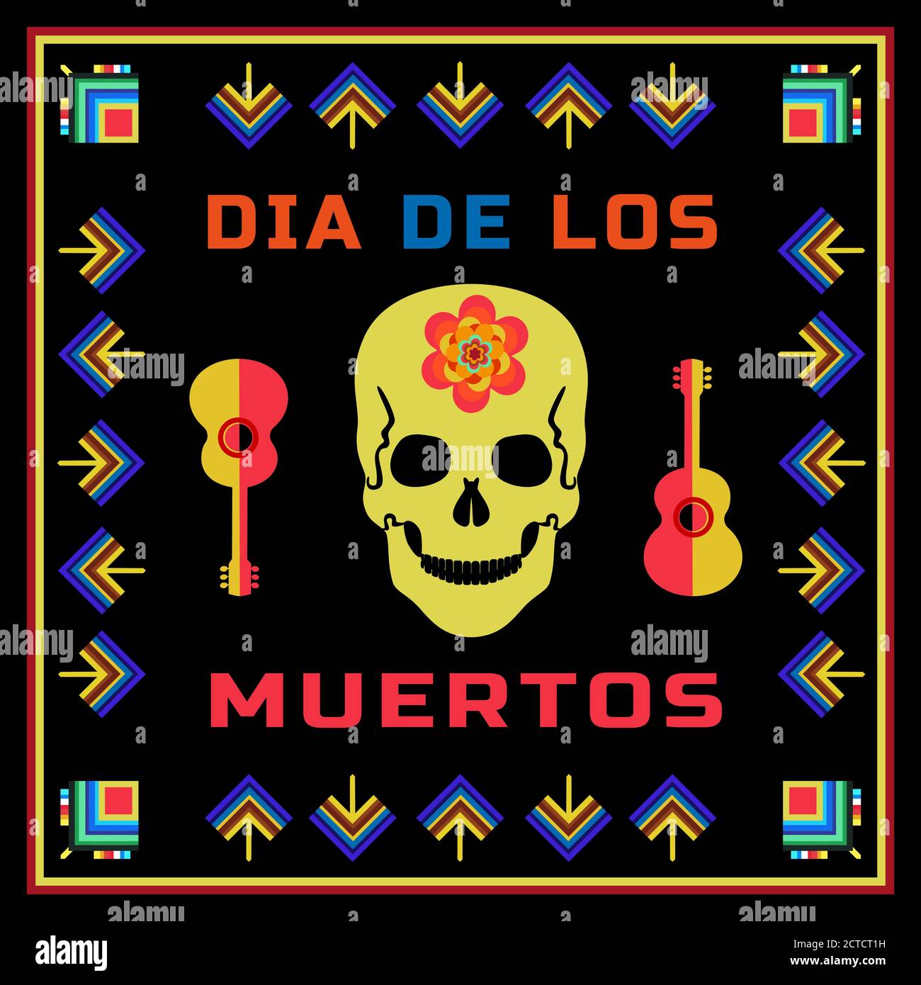 Day of the dead, altar mexico Stock Vector Images - Alamy