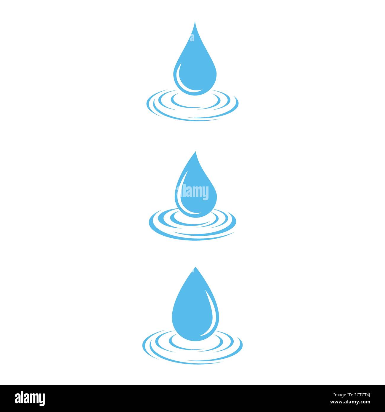 Water drop Logo Template vector illustration design Stock Vector Image ...