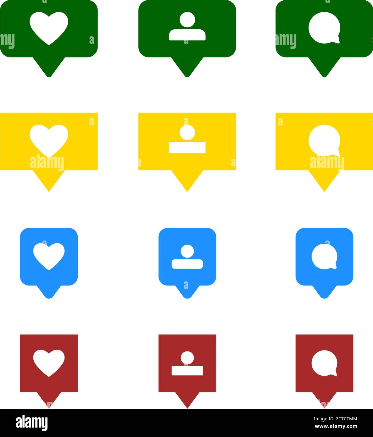 Social media icons cubes Stock Vector Images - Alamy