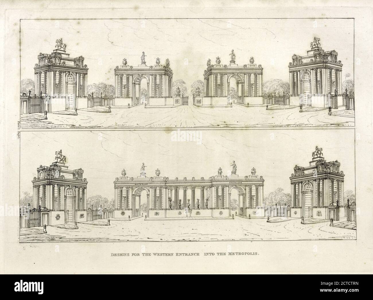 Designs for the western entrance into the metropolis, still image ...