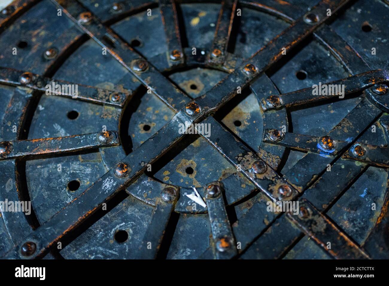 image of iron shield Stock Photo - Alamy