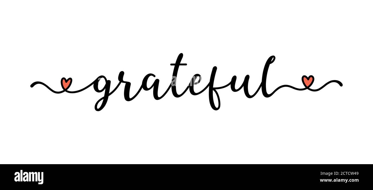 Gratitude word Stock Vector Images - Alamy