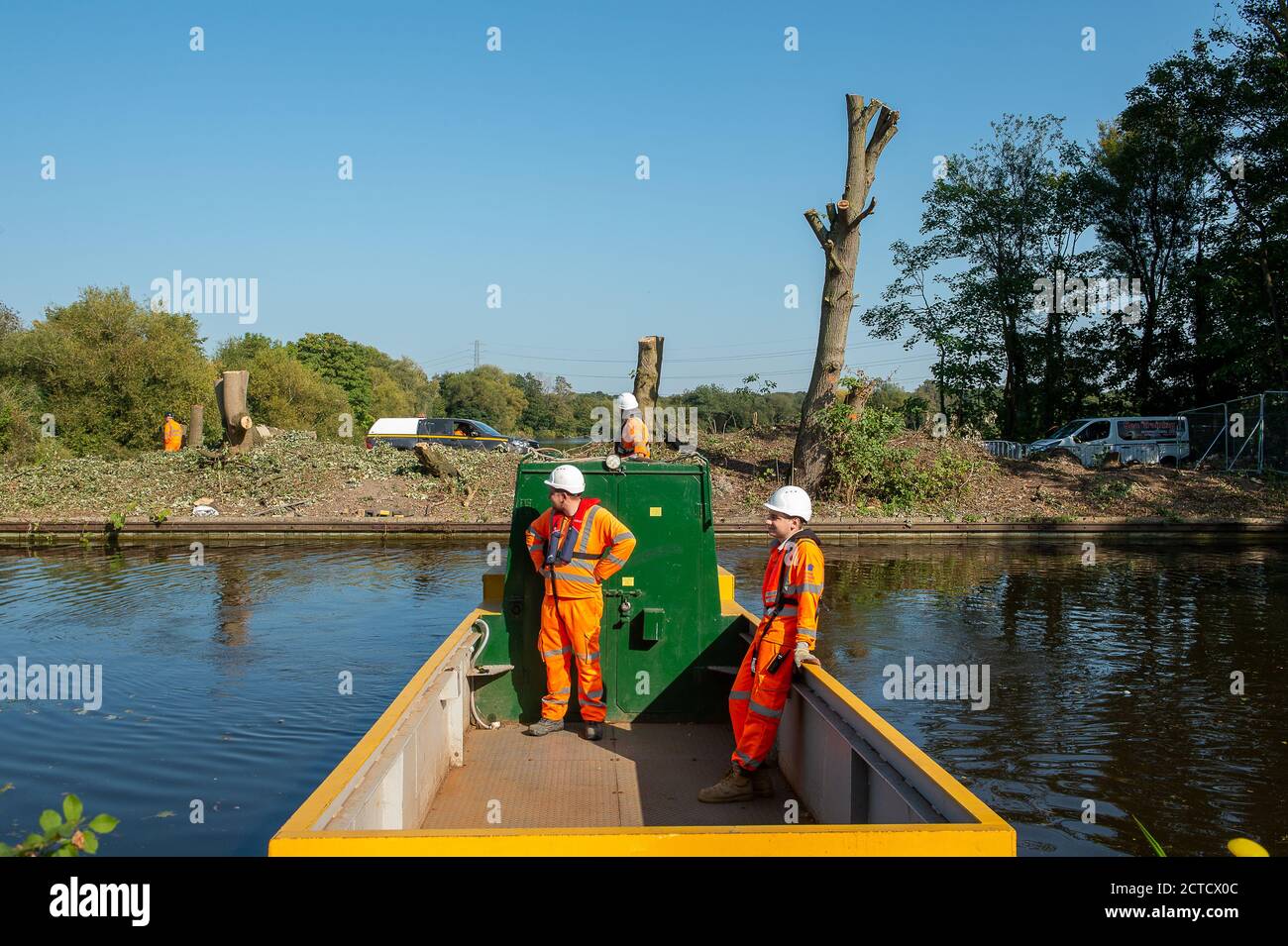 Harefield, Middlesex, UK. 21st September, 2020. Stop HS2 tree ...