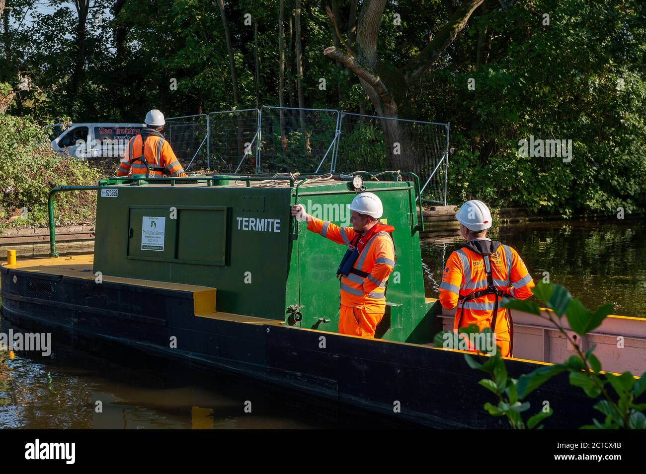 Harefield, Middlesex, UK. 21st September, 2020. Stop HS2 tree ...