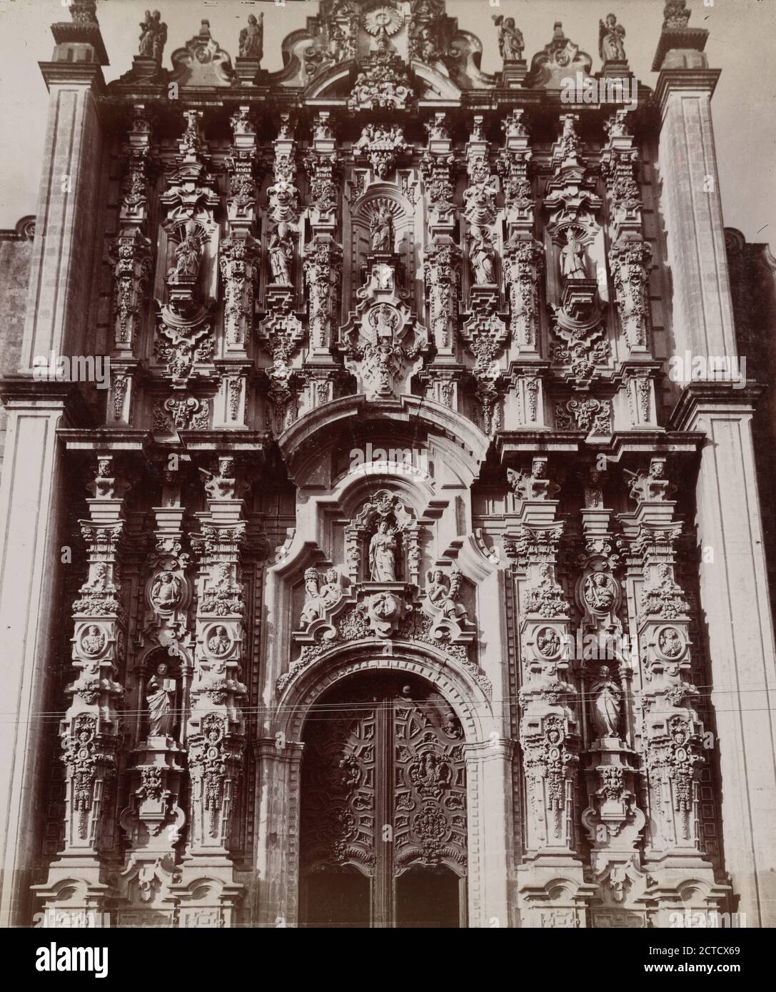 Front of the Cathedral of San Francisco, still image, Photographs, 1898 ...