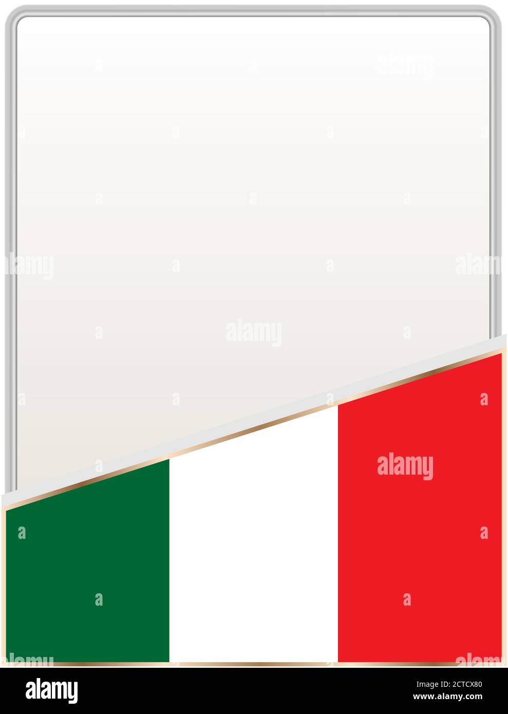 Italian abstract flag frame with empty space for text Stock Vector ... Italian abstract flag frame with empty space for text Stock Vector ...