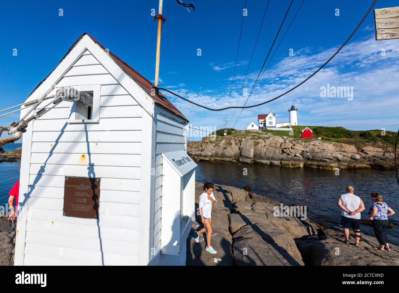 Nubble island hi-res stock photography and images - Alamy