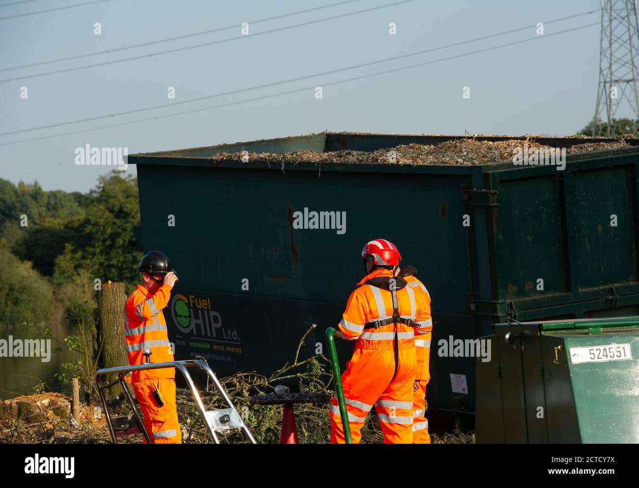 Harefield, Middlesex, UK. 21st September, 2020. Stop HS2 tree ...