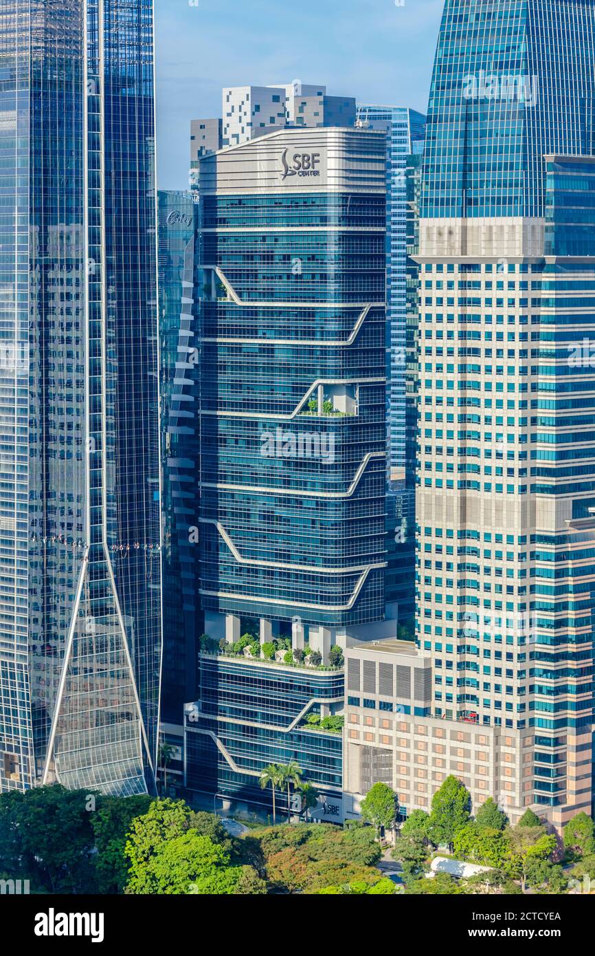 Exterior view of the SBF Center, Singapore Stock Photo - Alamy
