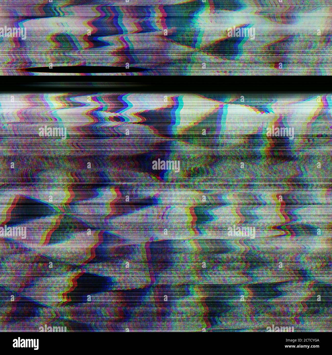 Seamless techno glitch RGB computer monitor noise Stock Photo - Alamy