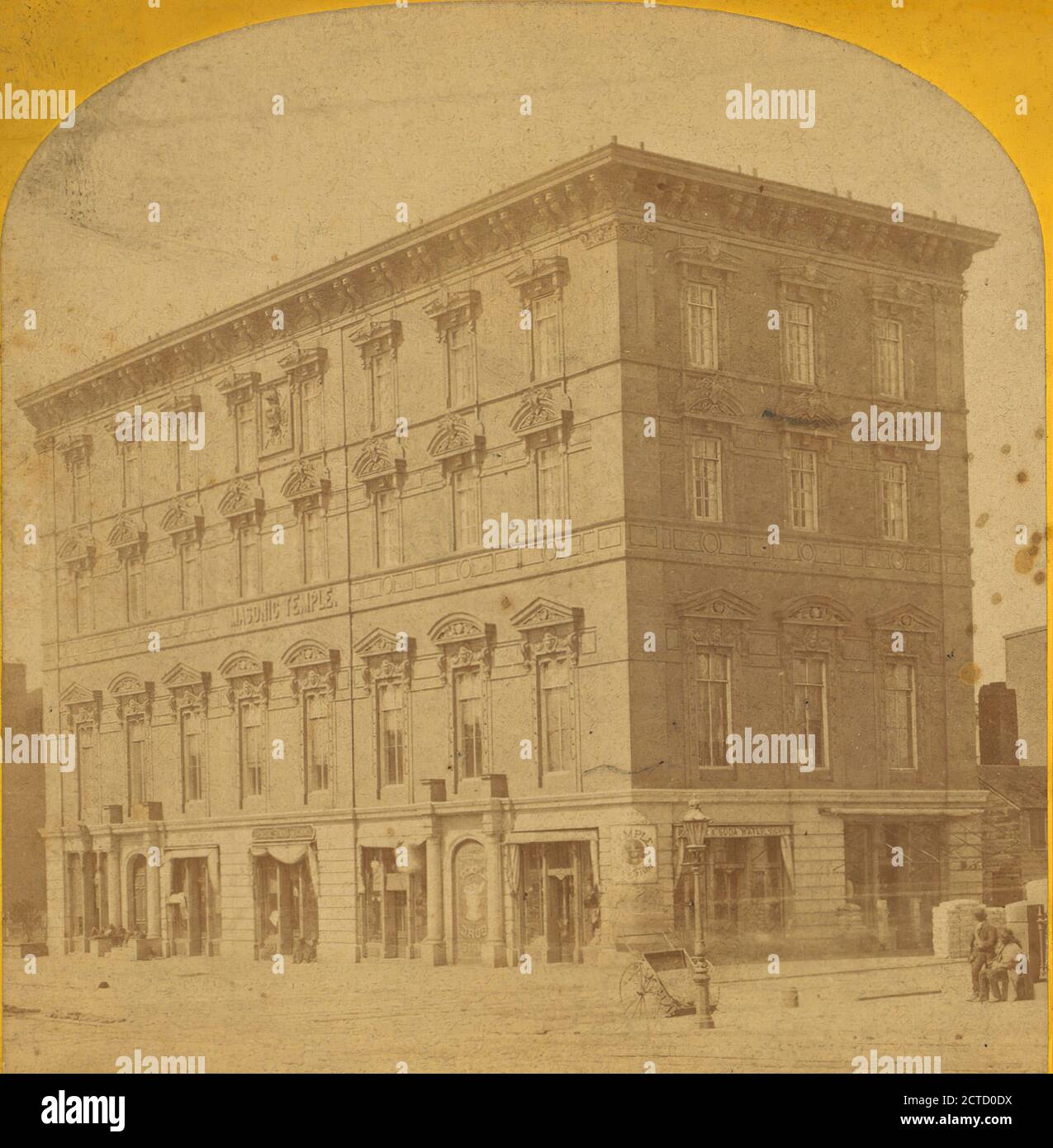 Masonic Temple, Washington, D.C.., 1870, Washington (D.C Stock Photo ...