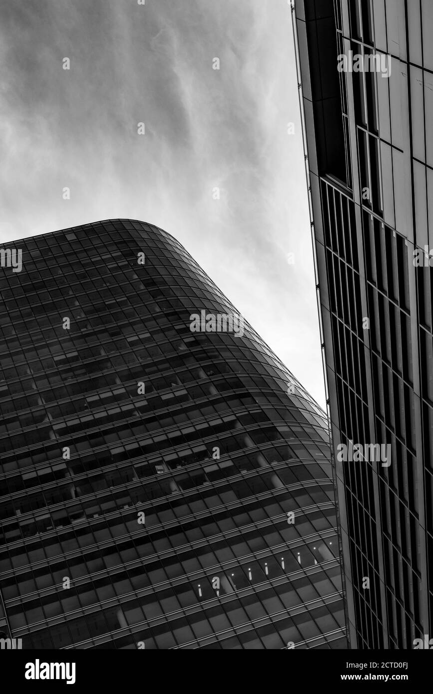 Exterior view of the Rondo 1 building Warsaw, Poland, built in 2003 ...