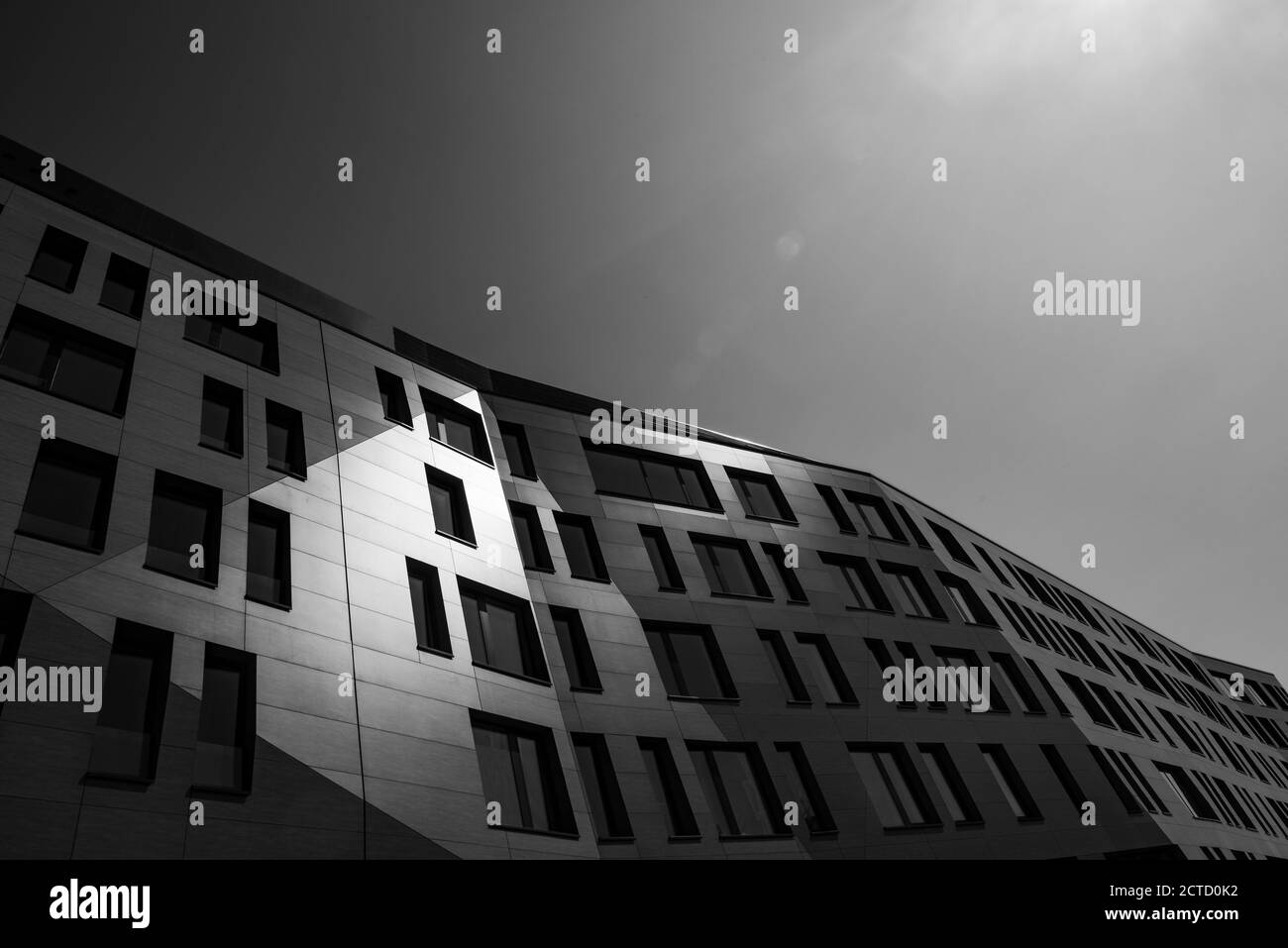 Exterior view of the Tides building in Warsaw, Poland, built in 2016 ...