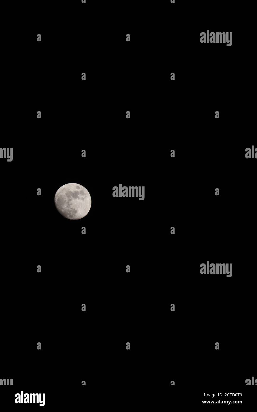 Full moon on the dark night Capture my DSLR Camera.Super moon over sky ...