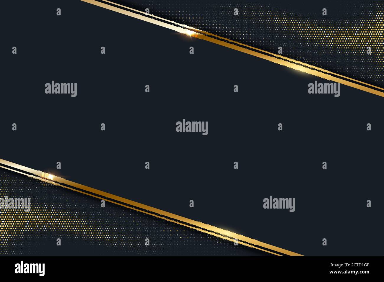 Shiny blue golden 3d Stock Vector Images - Alamy