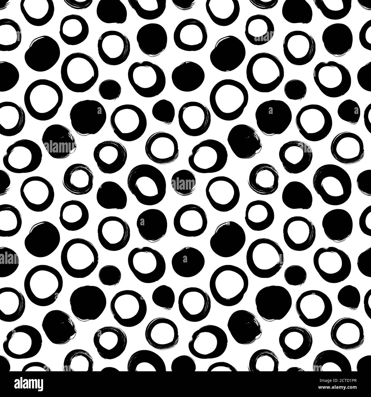 Seamless vector pattern Black and White Stock Photos & Images - Alamy