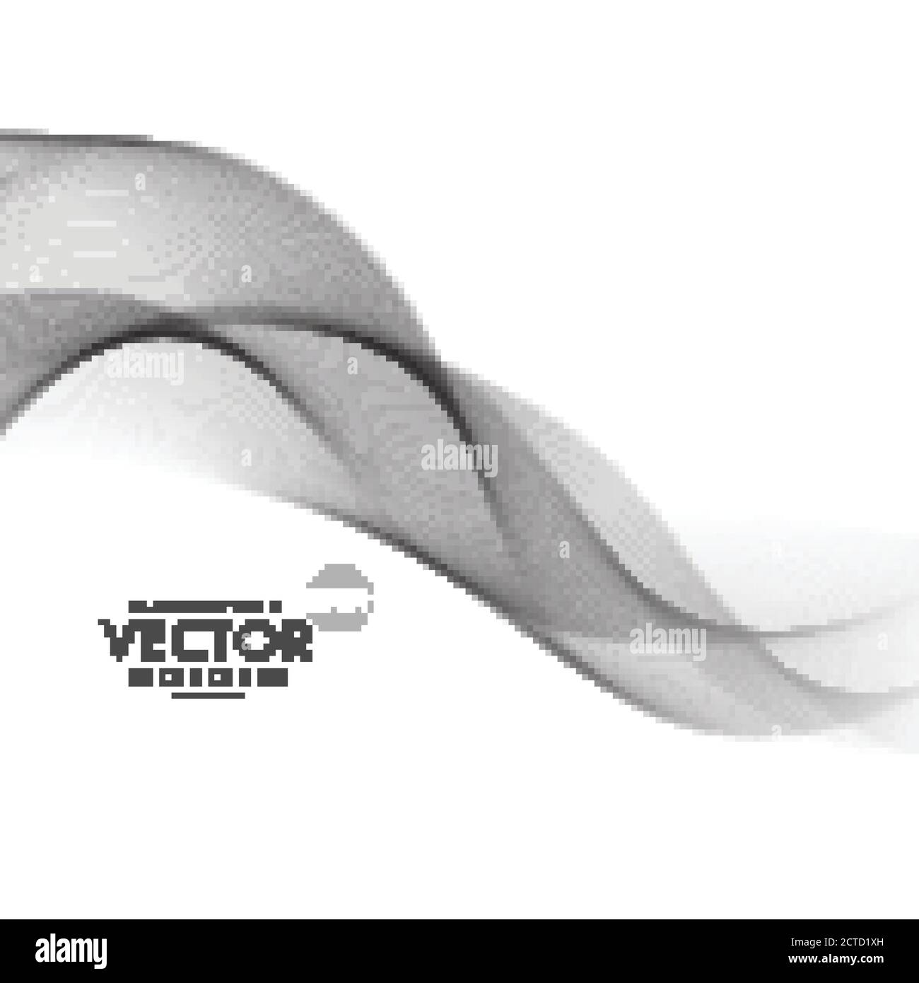 Gray wavy lines Stock Vector Images - Alamy