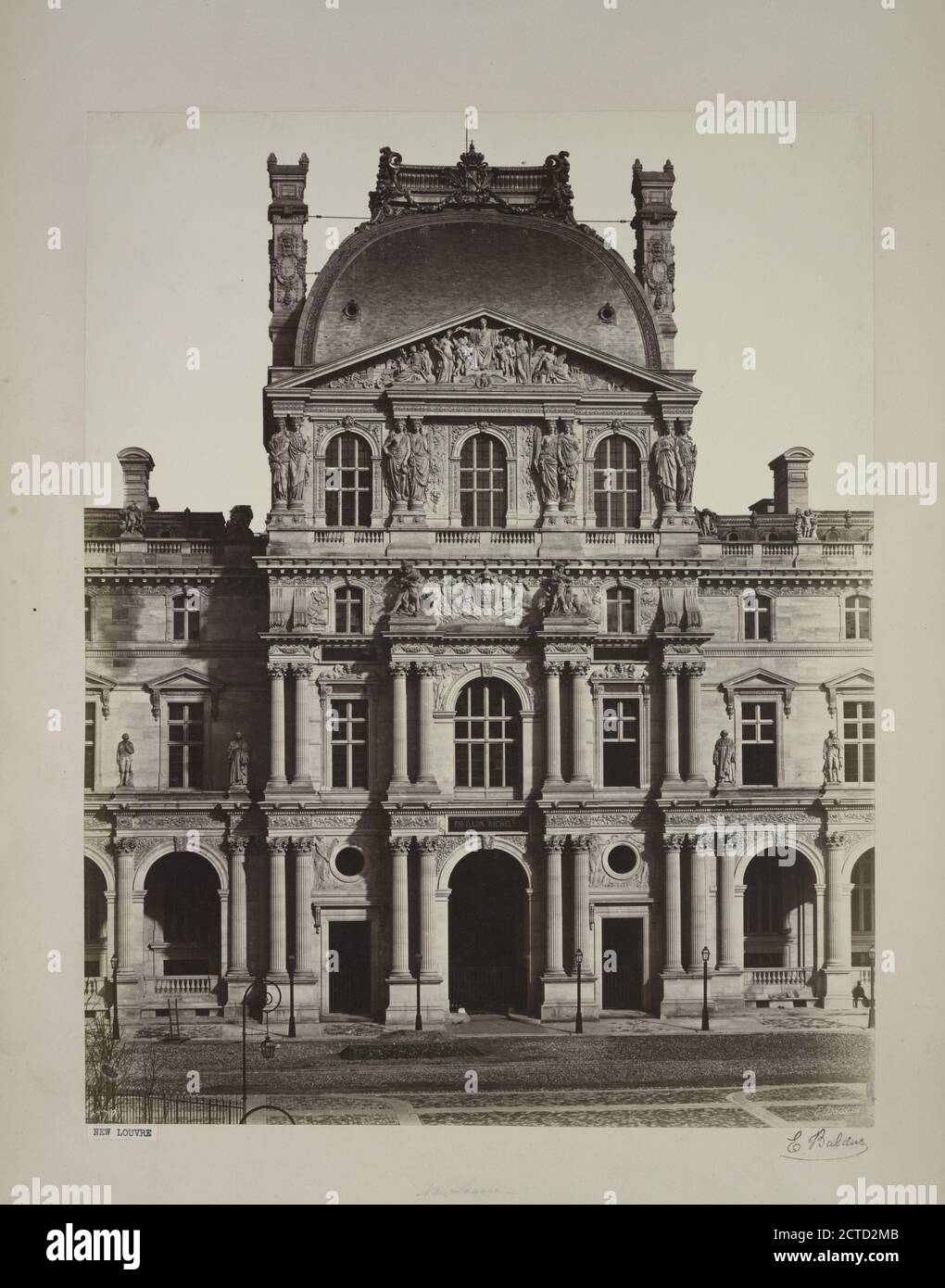 New Louvre, still image, Photographs, 1854 - 1855, Baldus, Edouard, 1813-1889 Stock Photo - Alamy