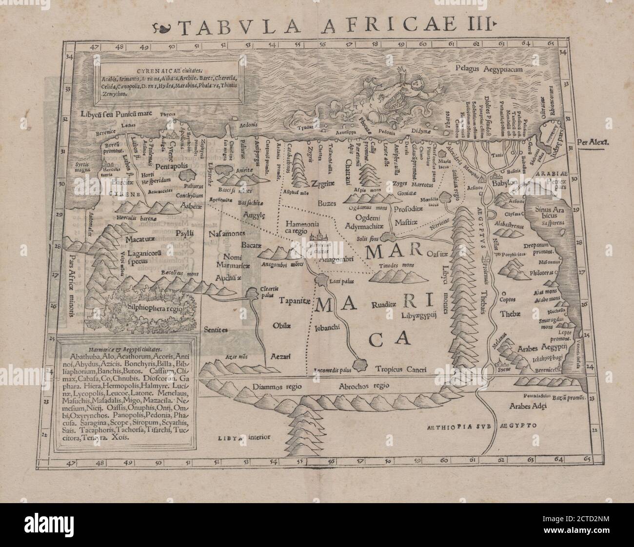 Tabula africae iii hi-res stock photography and images - Alamy