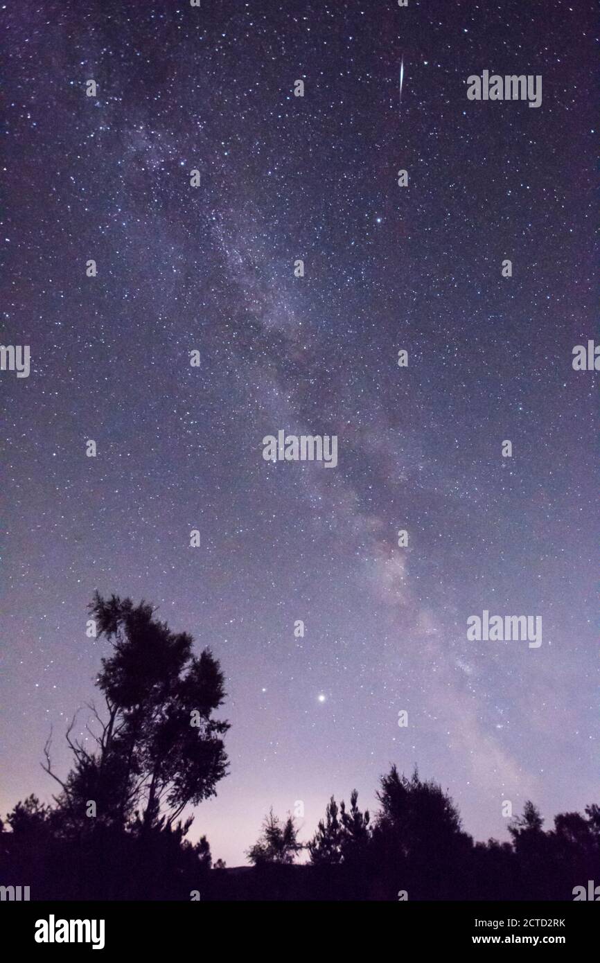 The Milky Way seen from Iping Common, Stedham and Iping Commons, Dark ...