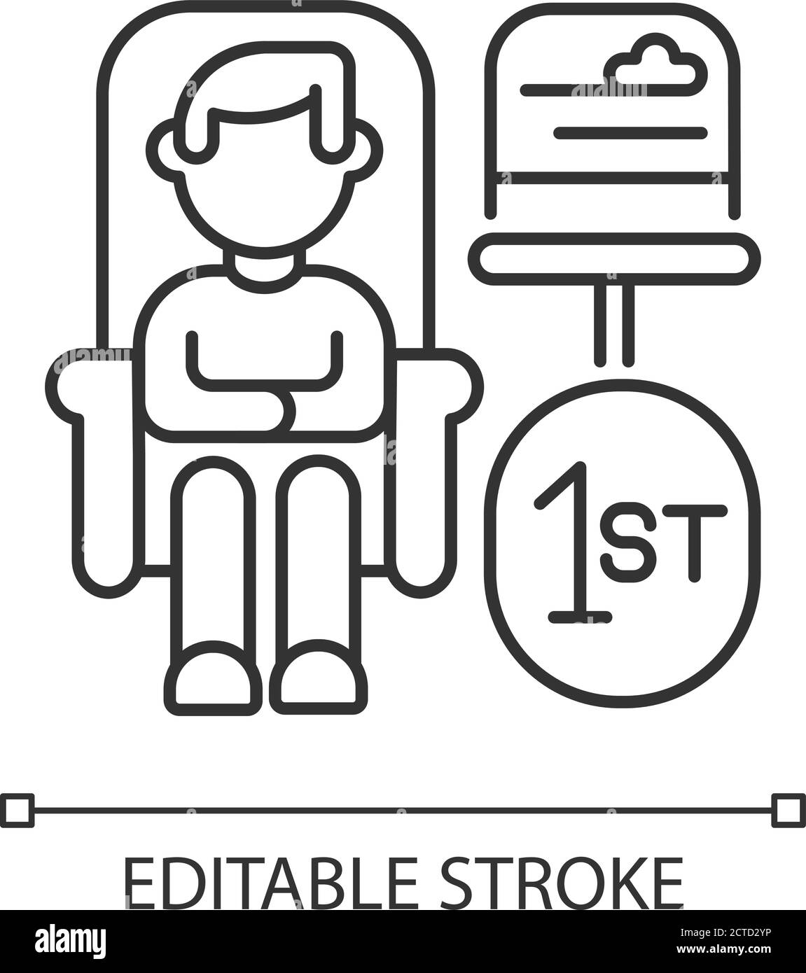 1st class train sign Stock Vector Images - Alamy