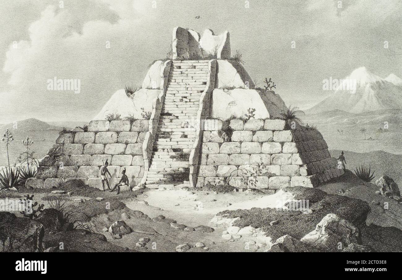 Pyramide pres de Chachicomula. 1re Expédition., still image, 1834 ...