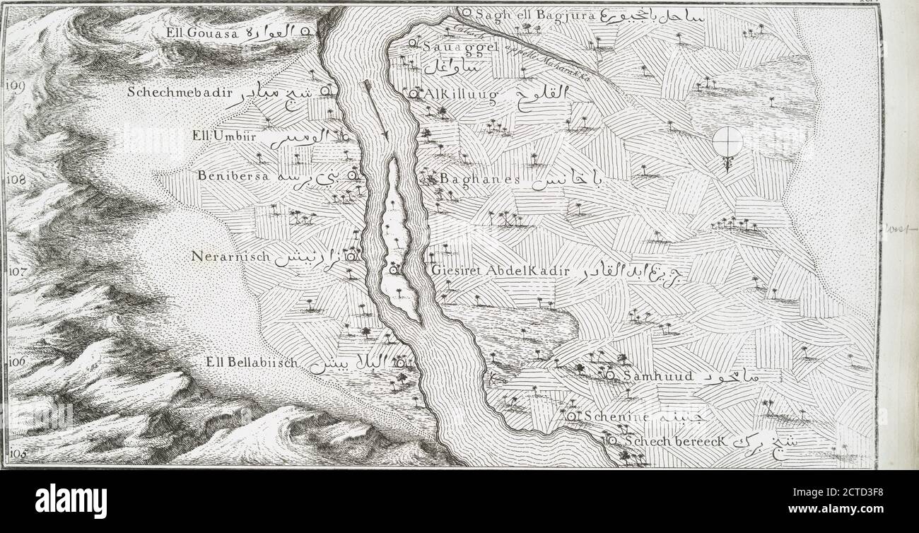 Quinzieme partie de la carte du nil hi-res stock photography and images ...