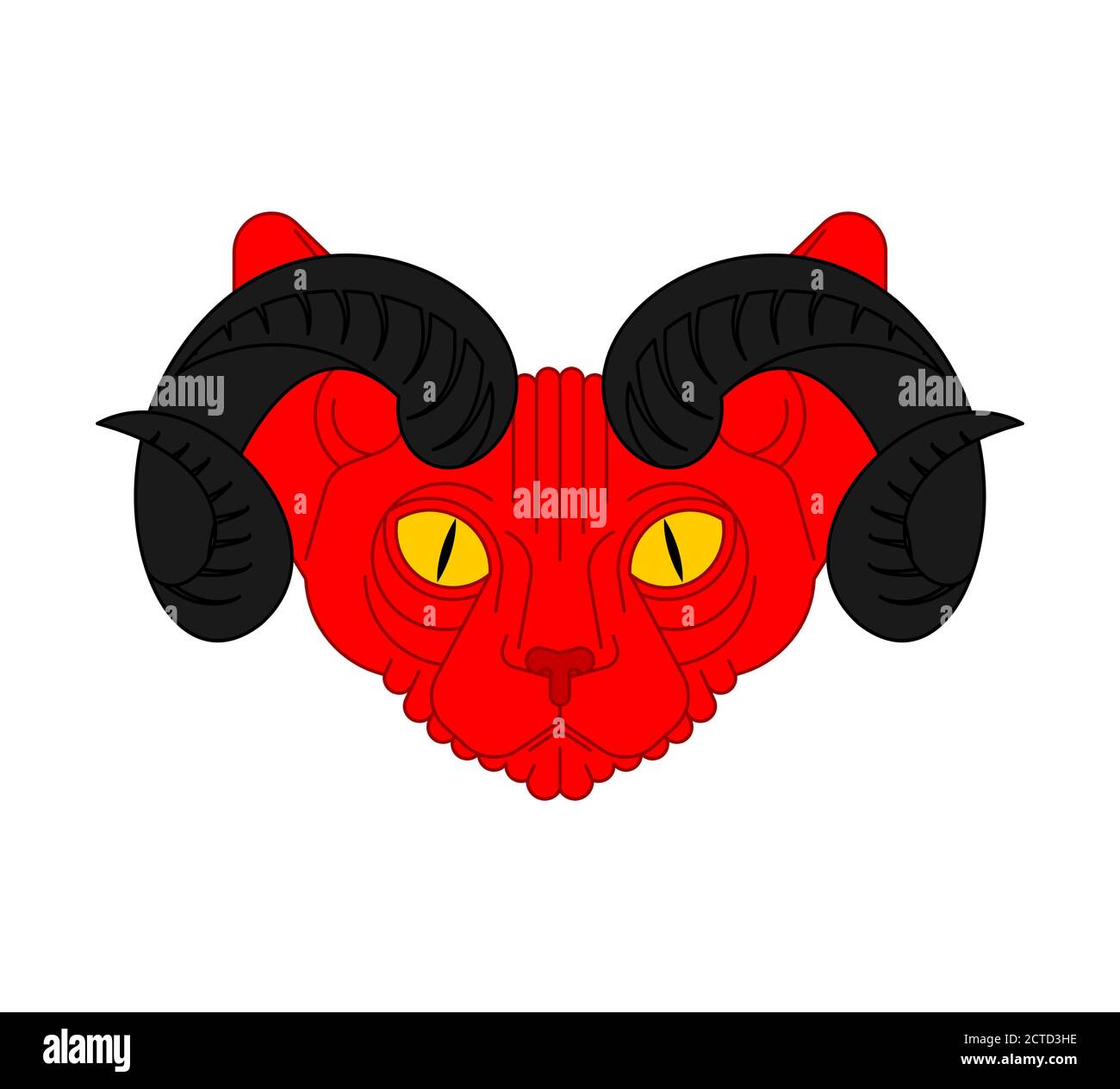 Domestic cat as devil hi-res stock photography and images - Alamy