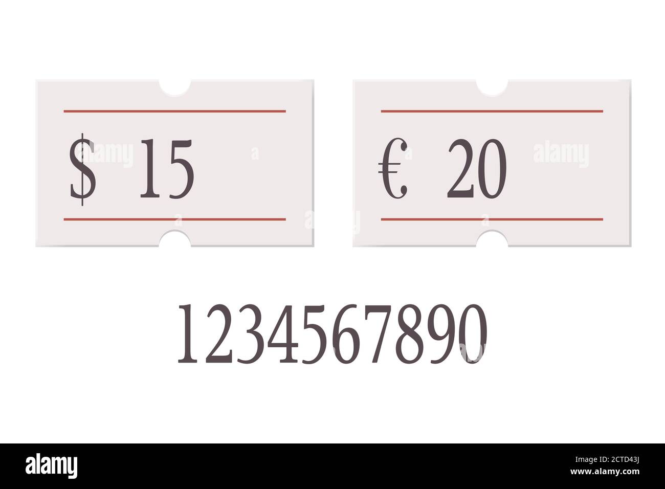 Euro price tag label Stock Vector Images - Alamy