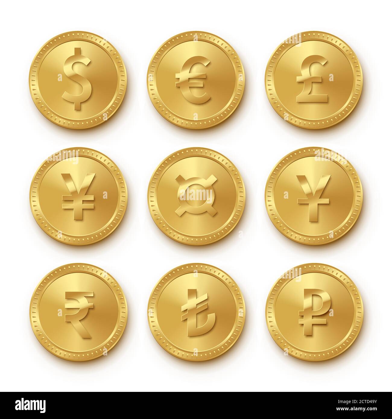 Yen dollar currencies sign Stock Vector Images - Alamy