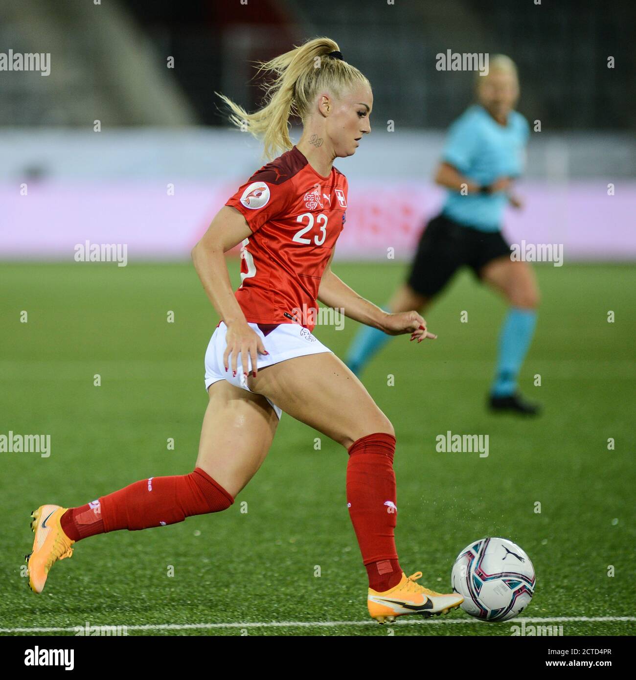09/22/2020, Thun, Stockhorn Arena, EM Quali women's football ...