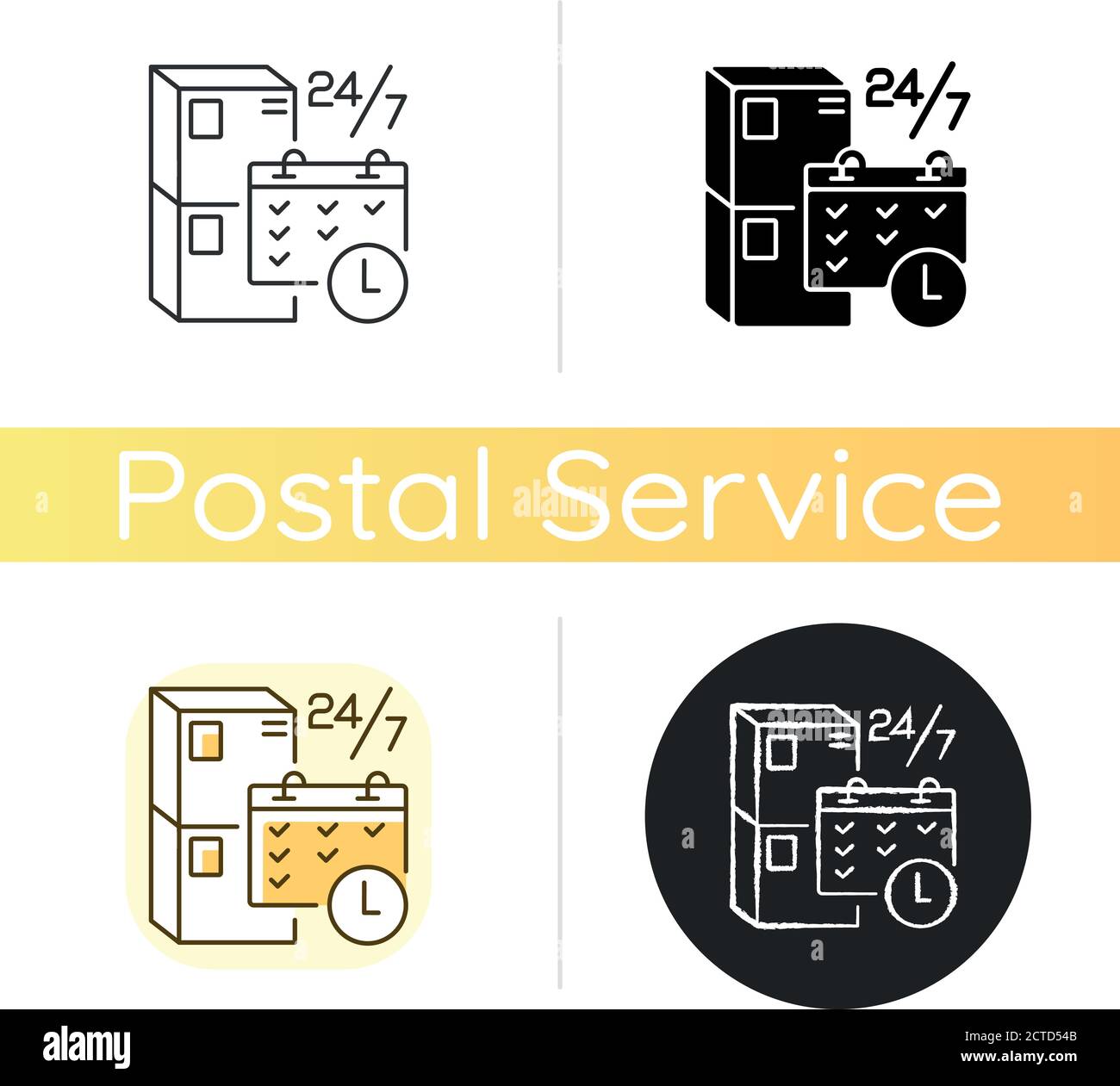 Pickup package Stock Vector Images - Alamy
