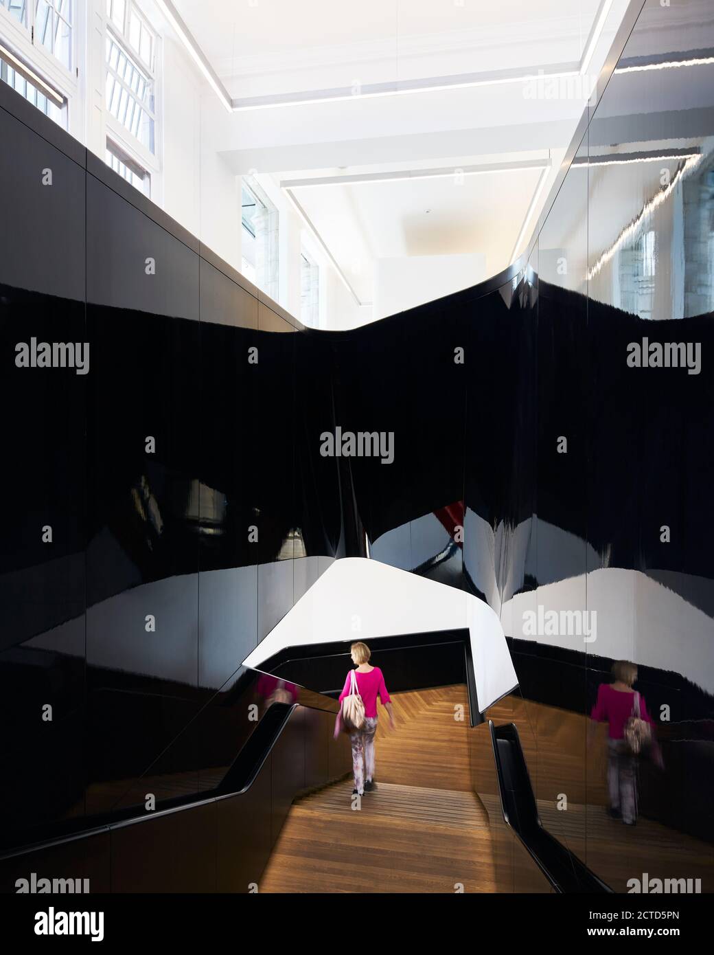 Interior view, staircase to gallery. Exhibition Road Quarter at the ...