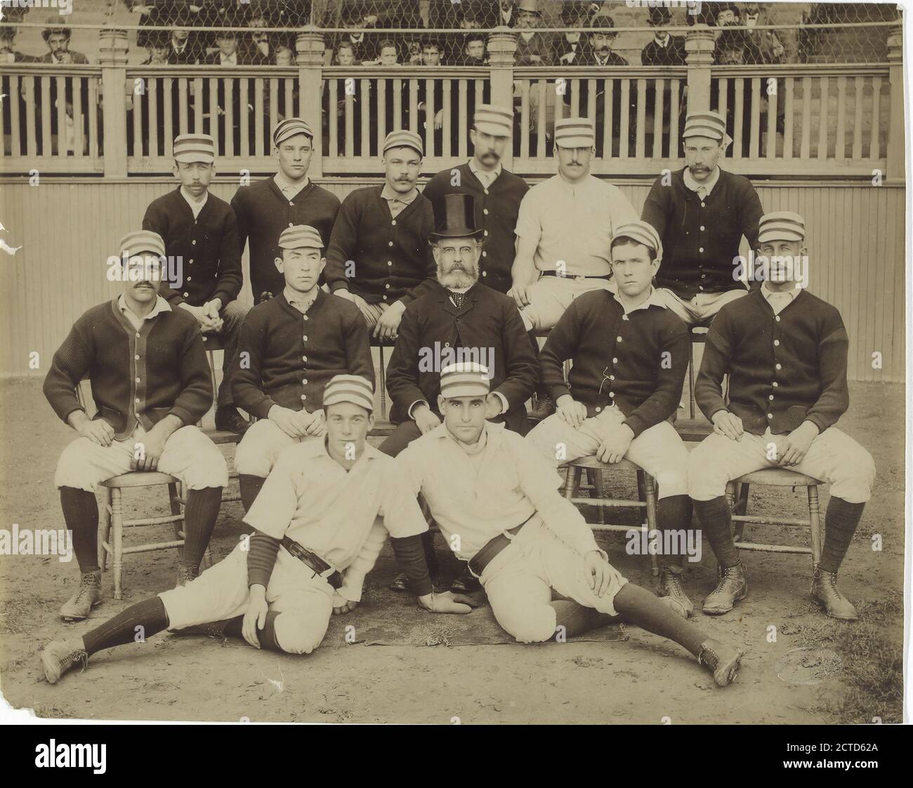 Philadelphia Baseball Club, 1887, Capt. Irwin, Maul, McGuire, Wood ...