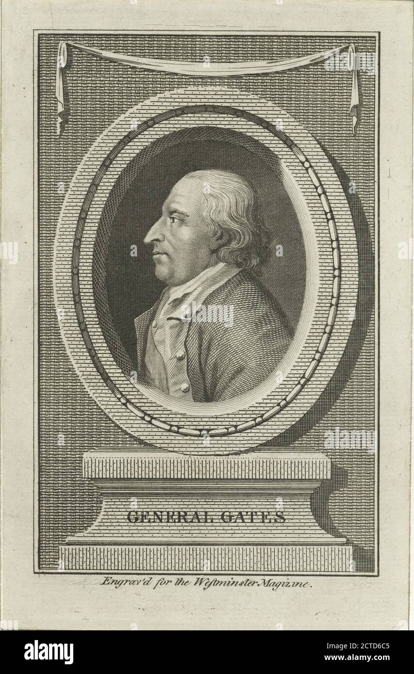 General Gates, still image, 1795 - 1884 Stock Photo - Alamy