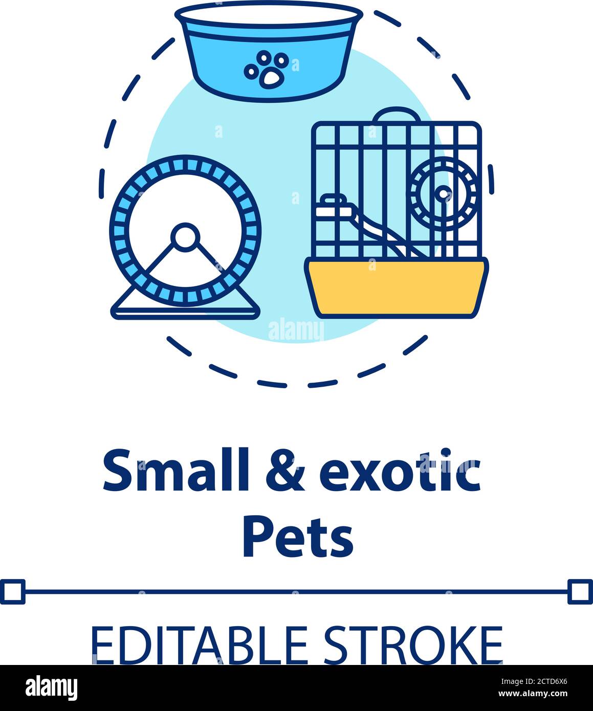 Small and exotic pets concept icon Stock Vector Image & Art - Alamy