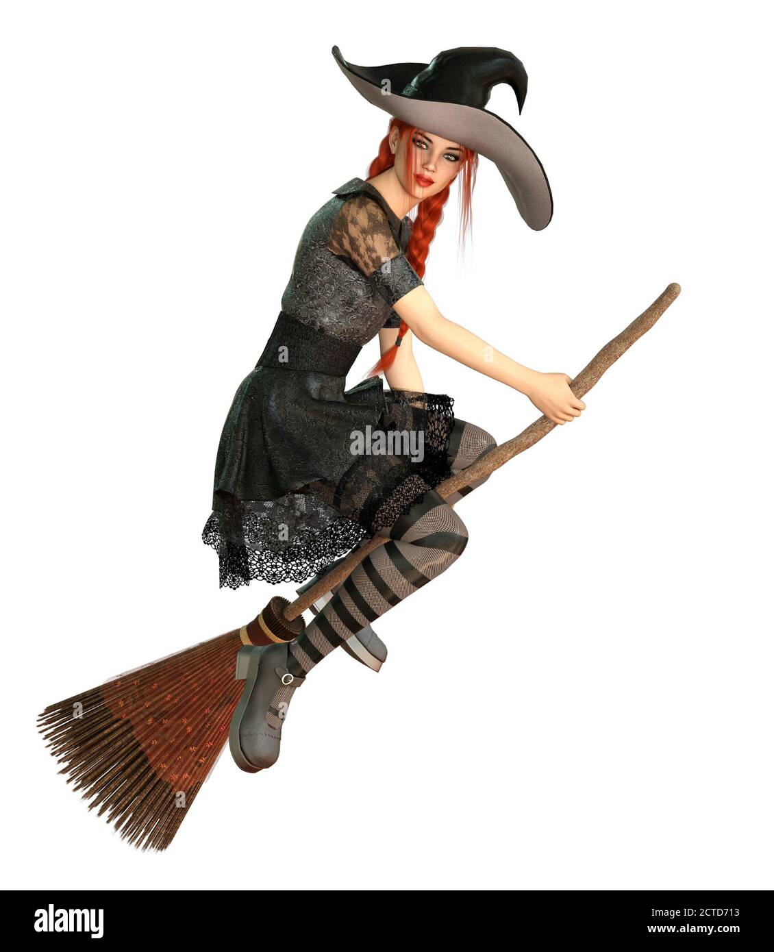 Flying fantasy woman Cut Out Stock Images & Pictures - Alamy