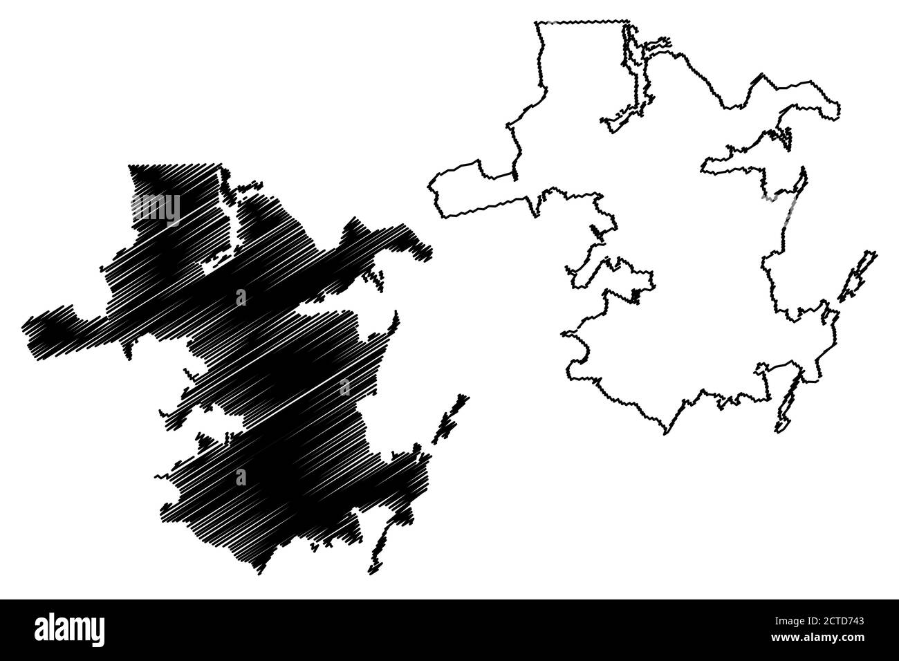Juiz de fora map hi-res stock photography and images - Alamy