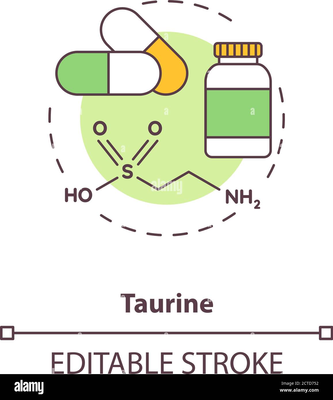 Amino acid taurine Stock Vector Images - Alamy