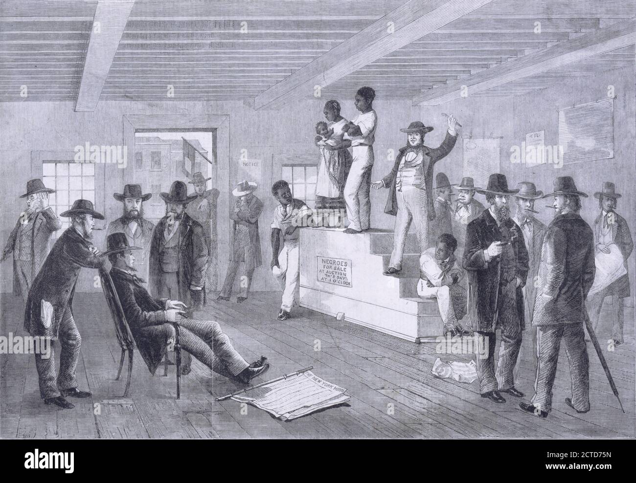Slave auction hi-res stock photography and images - Alamy