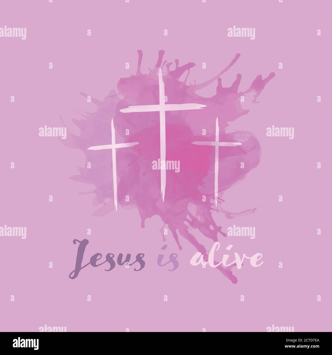 Jesus is alive Stock Vector Images - Alamy