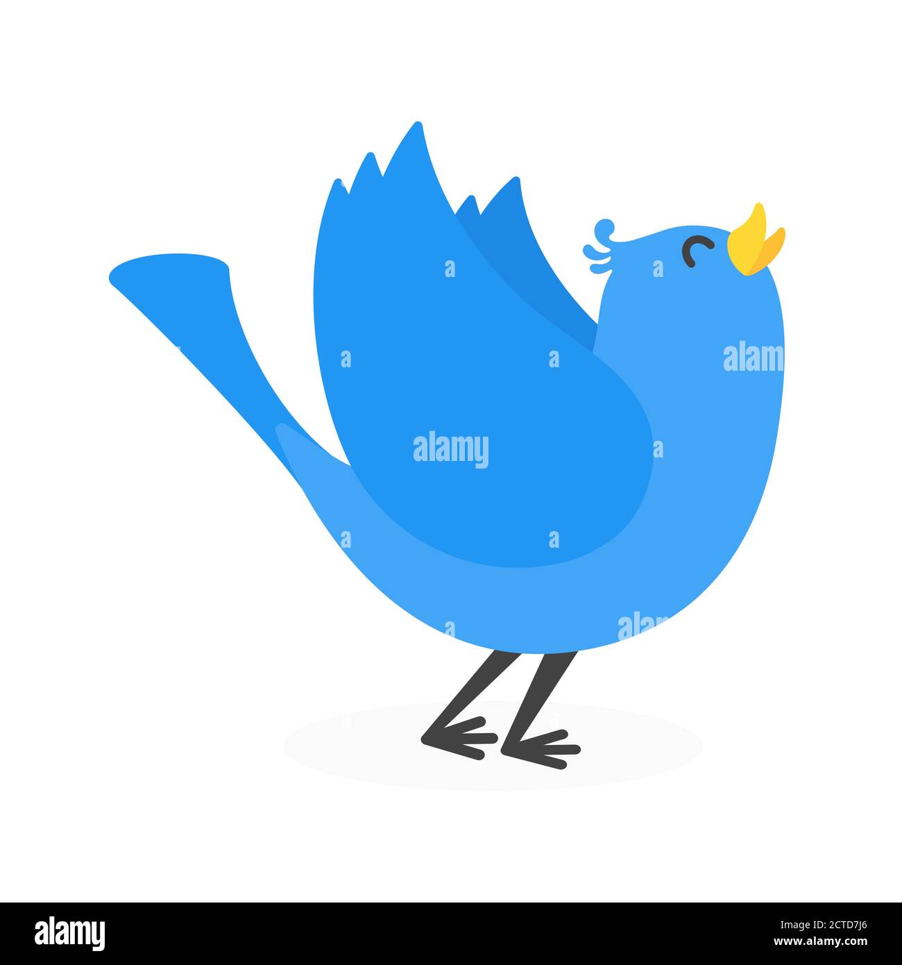 Tweeting cartoon hi-res stock photography and images - Alamy