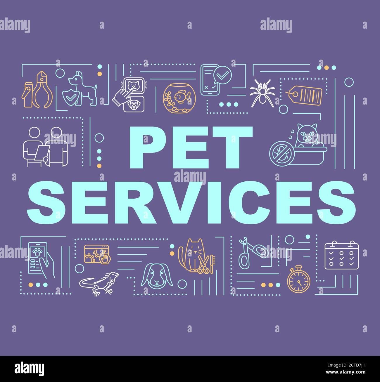 Combing dog Stock Vector Images - Alamy