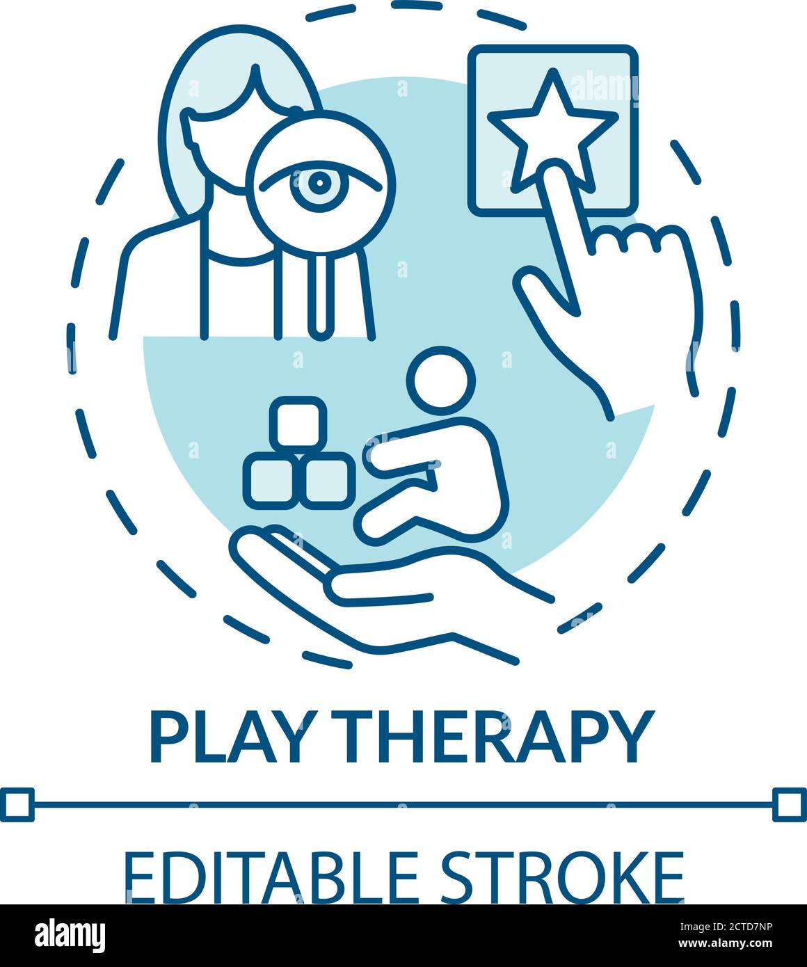 Child therapy drawing Cut Out Stock Images & Pictures - Alamy