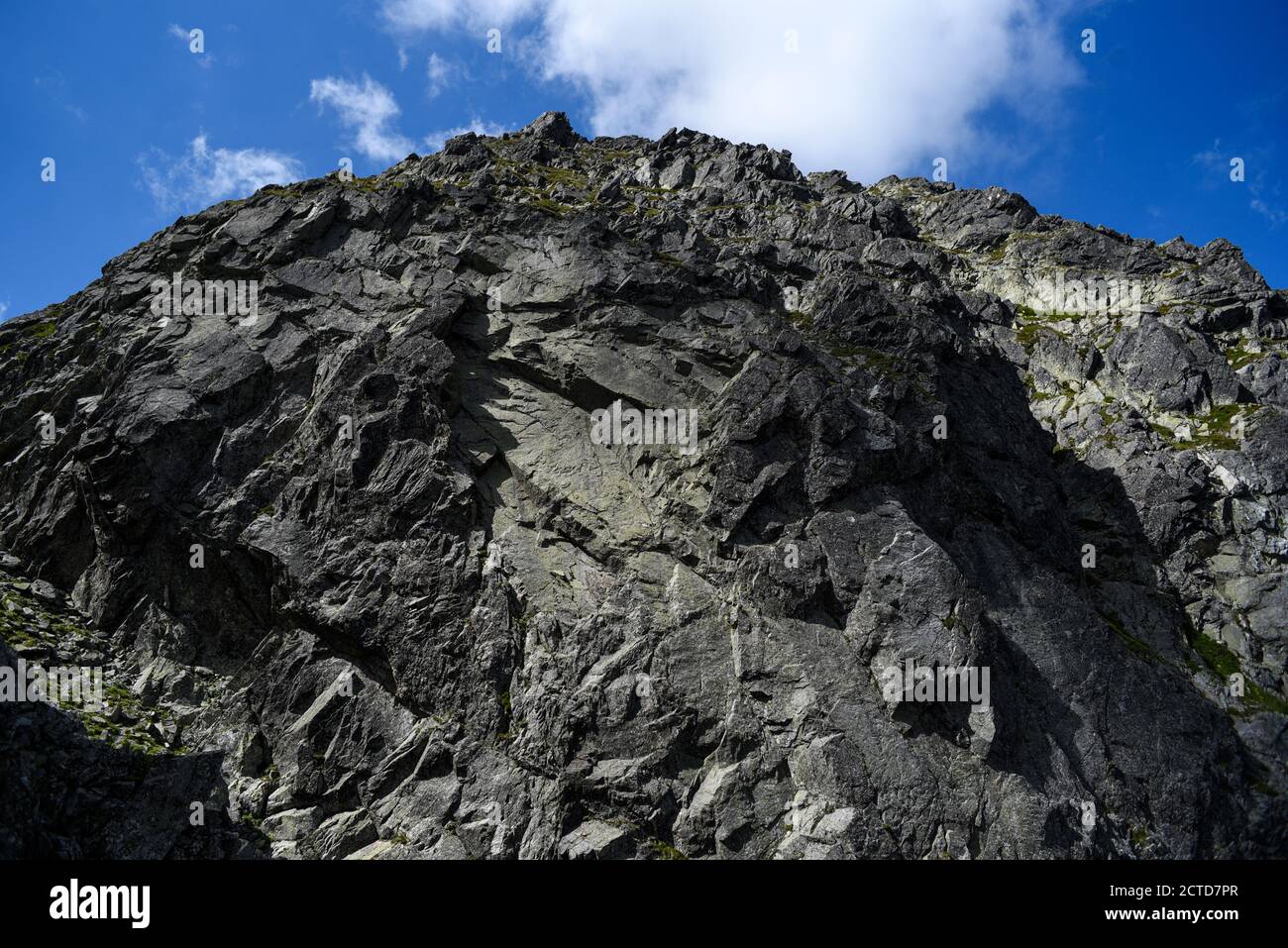Great granite walls of Tatra ridges and peaks Stock Photo - Alamy