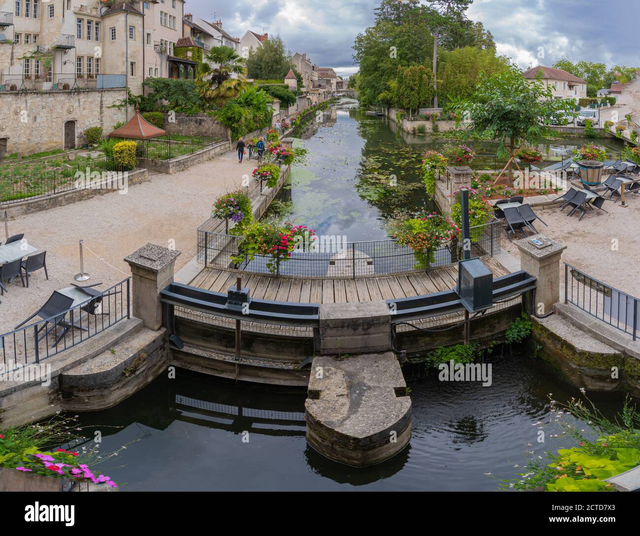 Dole, France - 08 31 2020: View of the tanners' channel Stock Photo - Alamy