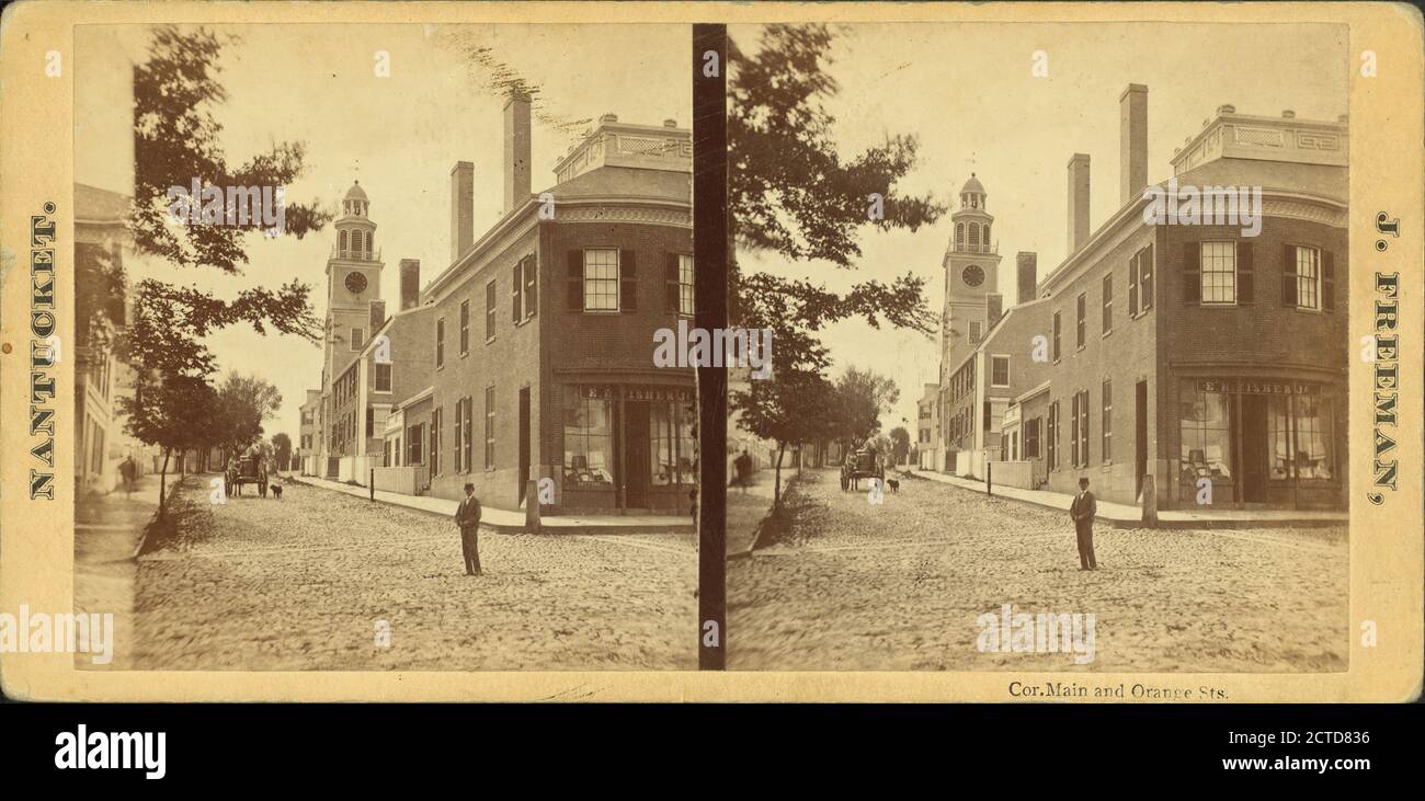 Cor. Main and Ocean Sts., still image, Stereographs, 1850 - 1930 ...