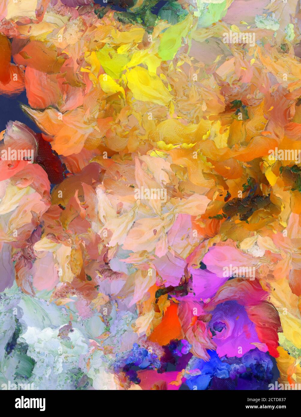 Colorful Abstract Painting Stock Photo - Alamy